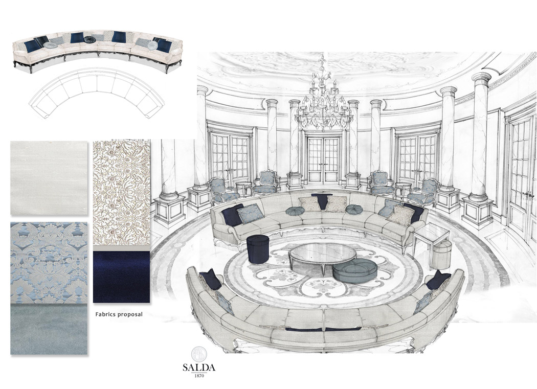 round-room-versione-blu | SALDA Arredamenti
